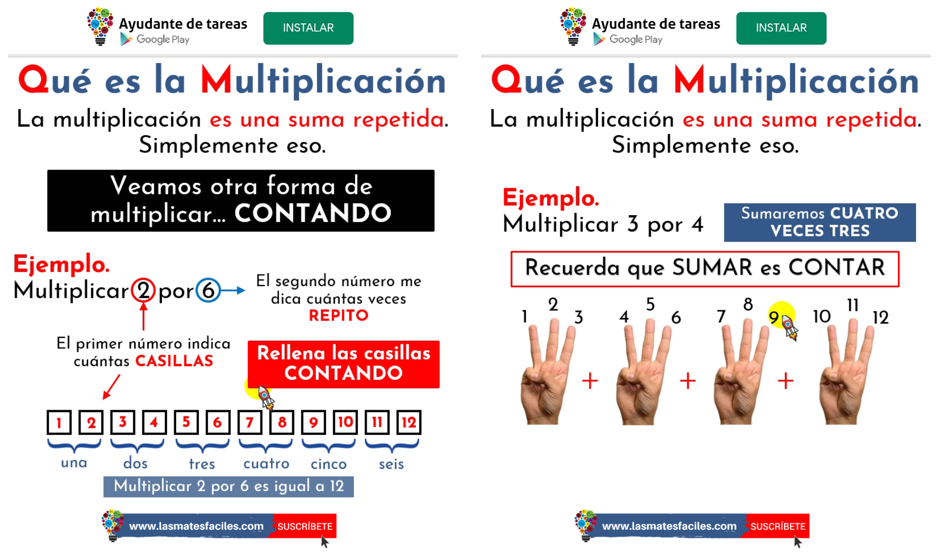 ¿Qué es la multiplicación? Guía sencilla para aprender y enseñar a ...
